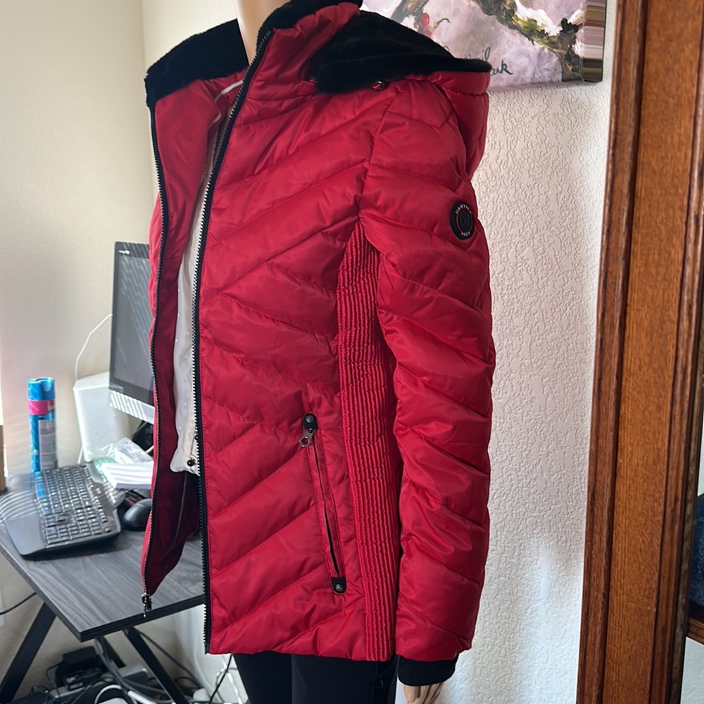Red Nautica Puffer Ski Jacket - Gem